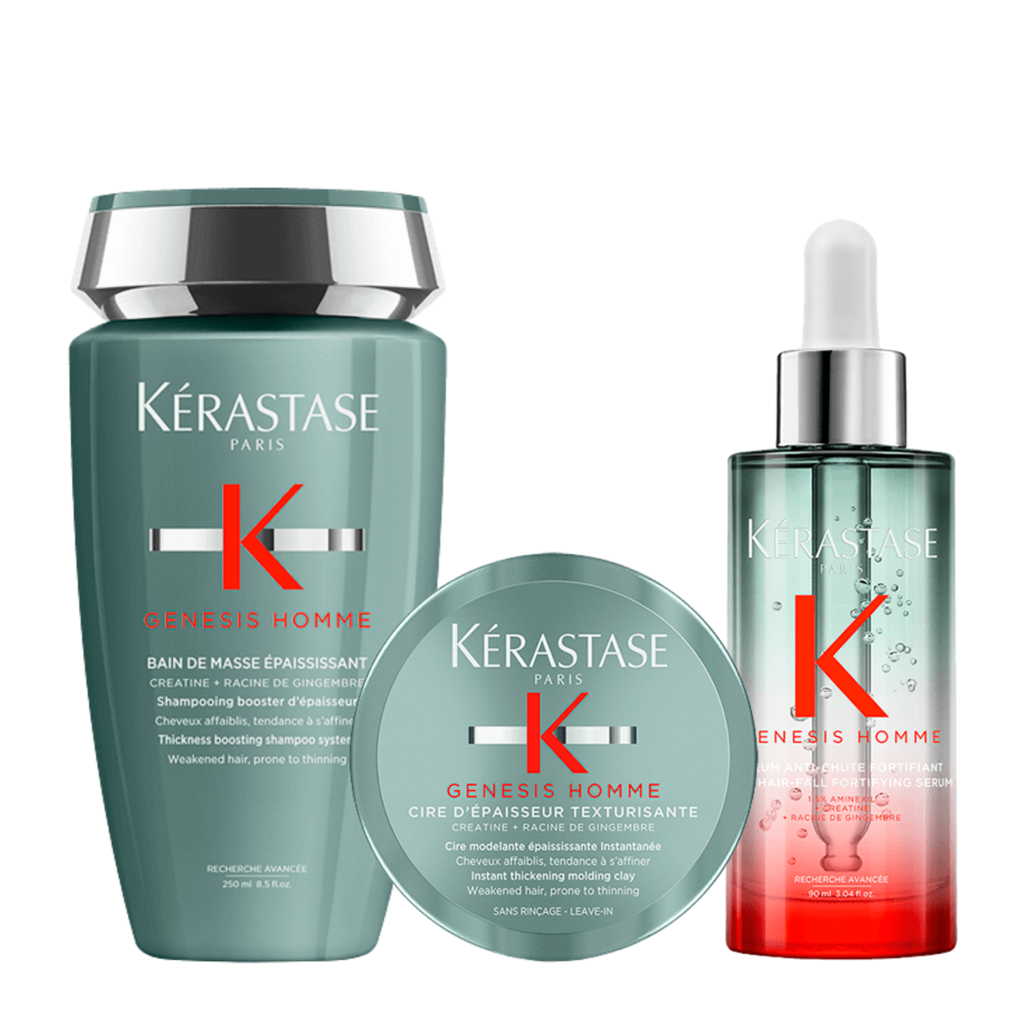 Kerastase Genesis Homme Bundle - Hair Loss Care For Men
