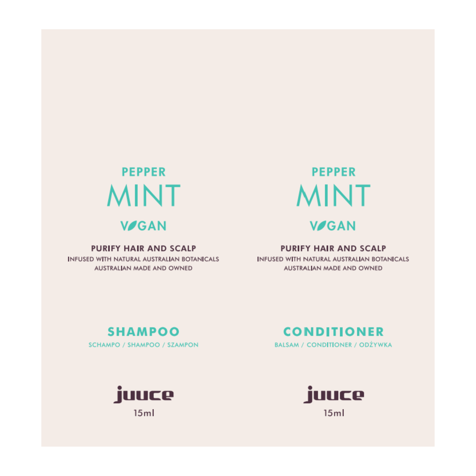 JUUCE Peppermint Sachet Duo