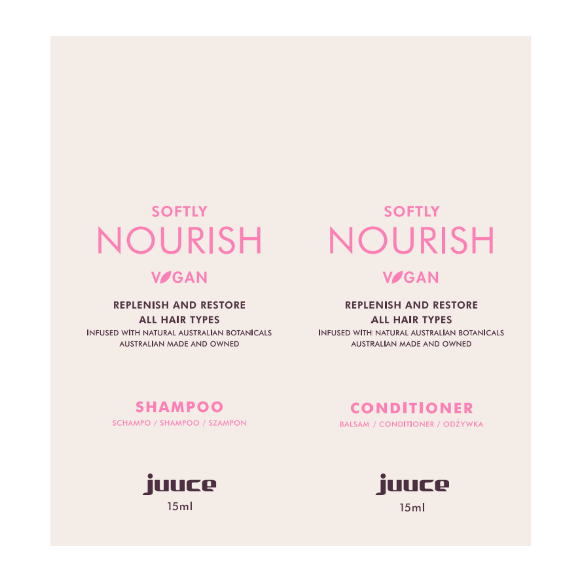 JUUCE Softly Nourish Sachet Duo